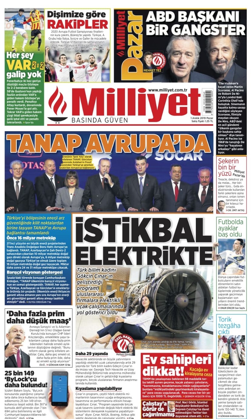 Front Page News on Turkish Newspaper | IDEAS Lab at University of Michigan